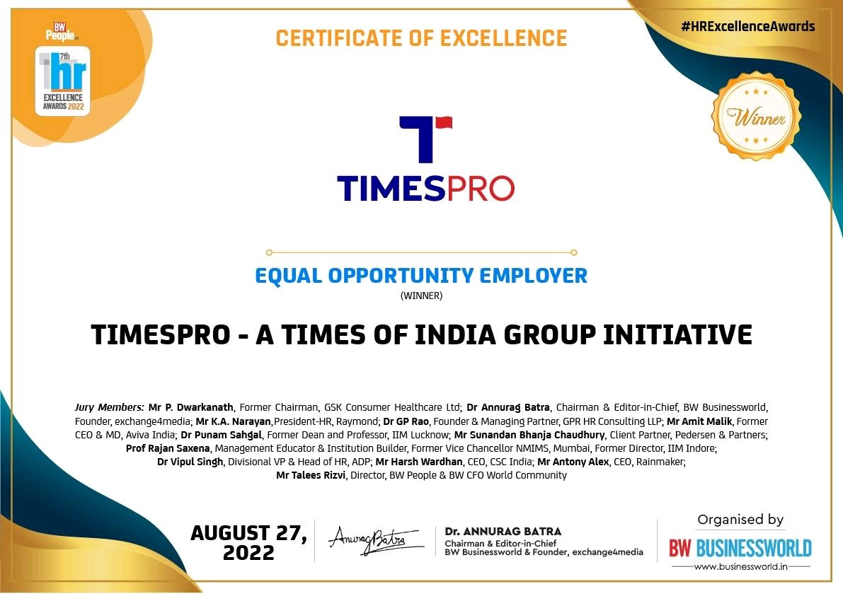 About Us | TimesPro a Learning Platform