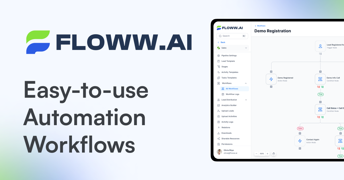Easy-to-use Automation Workflows | Floww.ai