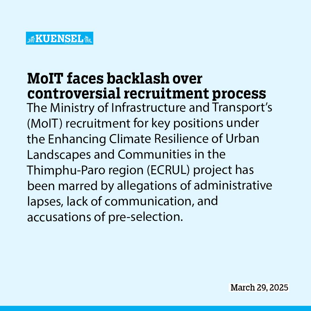 MoIT faces backlash over controversial recruitment process