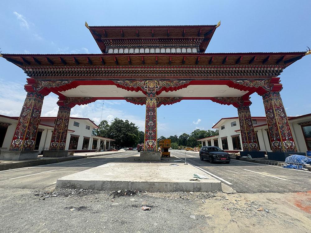 Gelephu’s modern check post nears completion