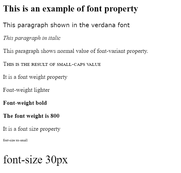 Font Properties In CSS Kalvi