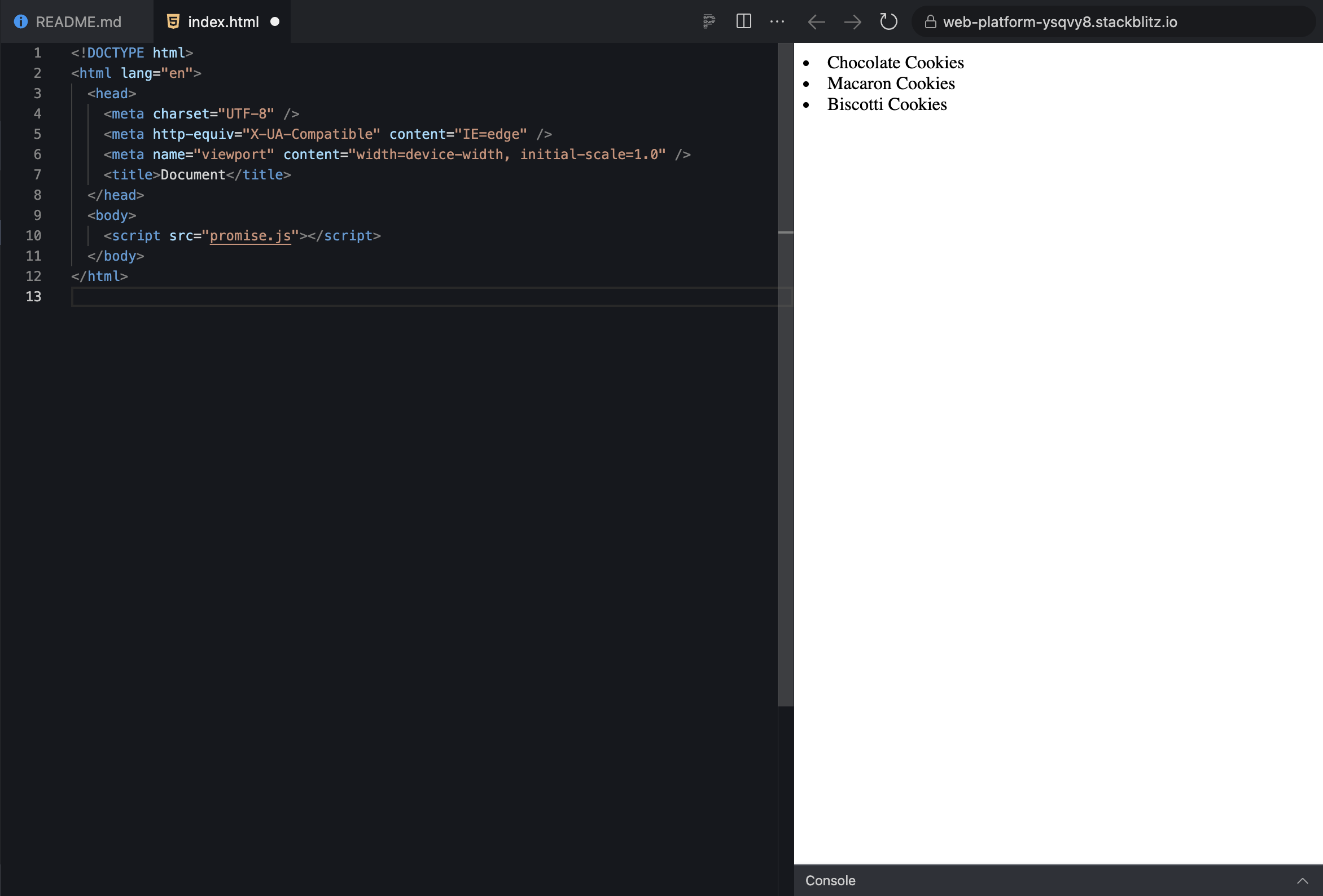 Github Sweathadharanpromise Created With Stackblitz ⚡️