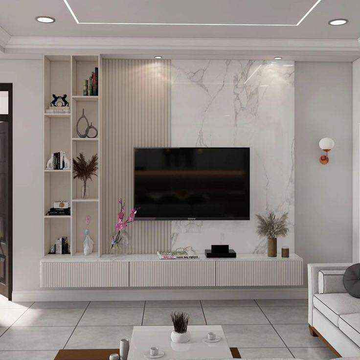 Practical & Simple TV Unit Interior Design For Cozy Interiors
