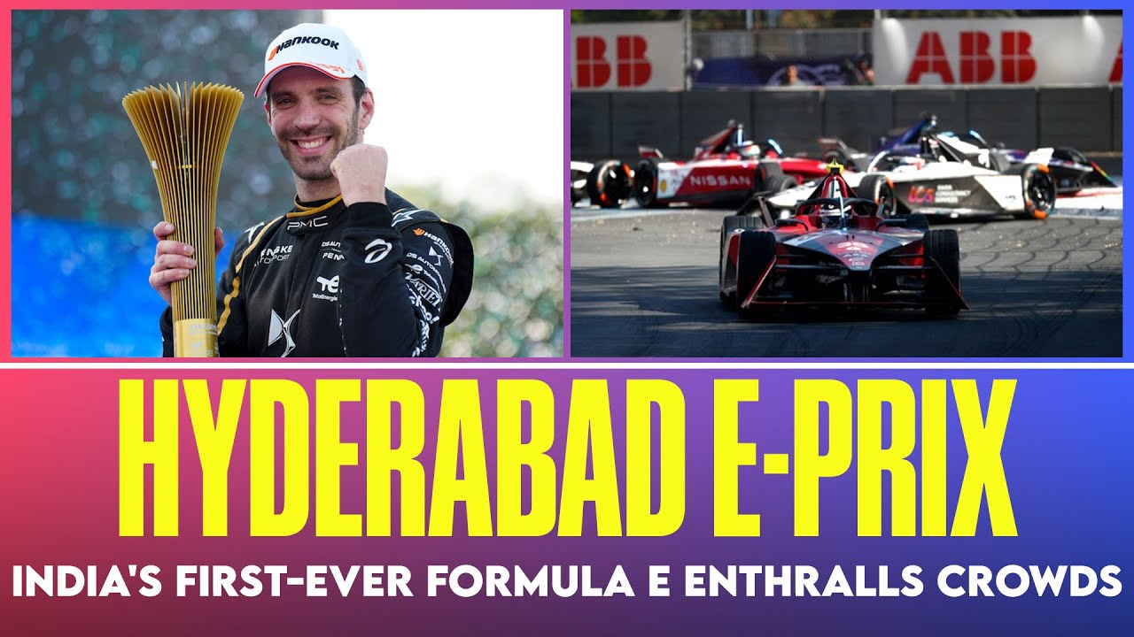 Hyderabad hosts India's first-ever Formula E; over 25,000 people witness electrifying race - The ...