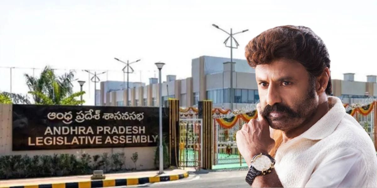 Balakrishna disrupts AP Assembly for second day in a row, blows whistle ...