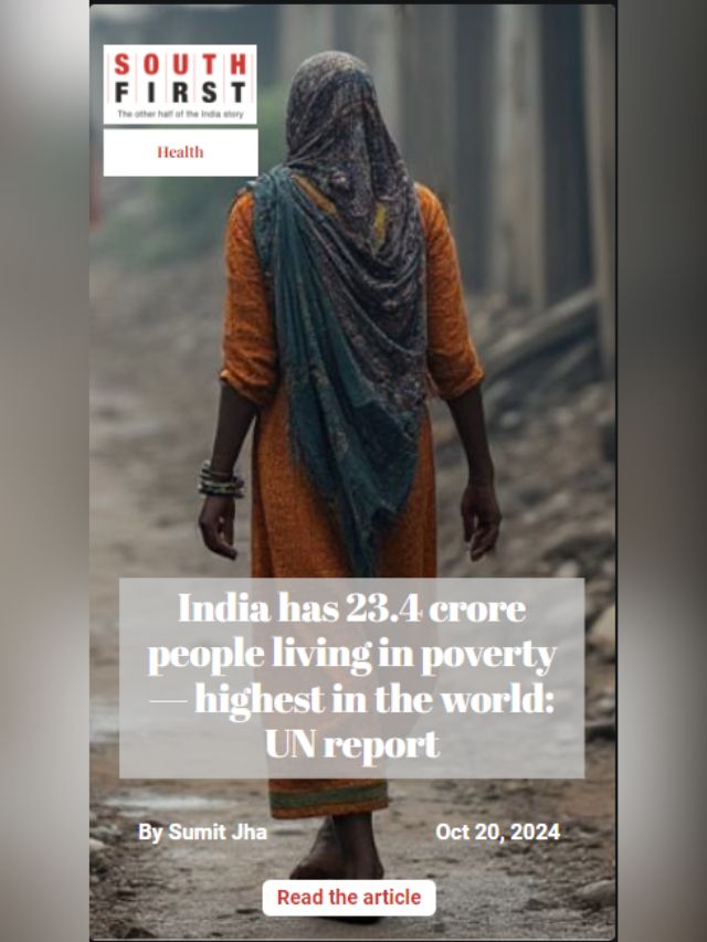 India has 23.4 crore people living in poverty — highest in the world ...