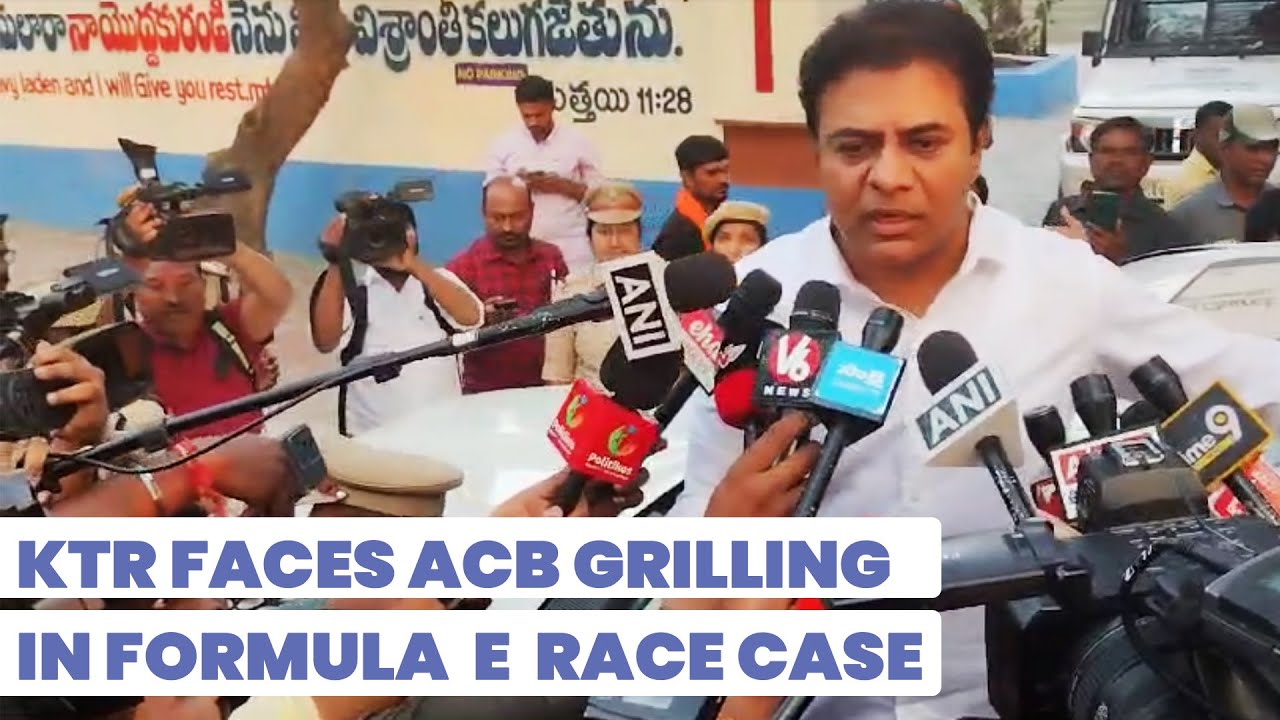 KT Rama Rao faces 8-hour ACB interrogation in Formula E case - The ...