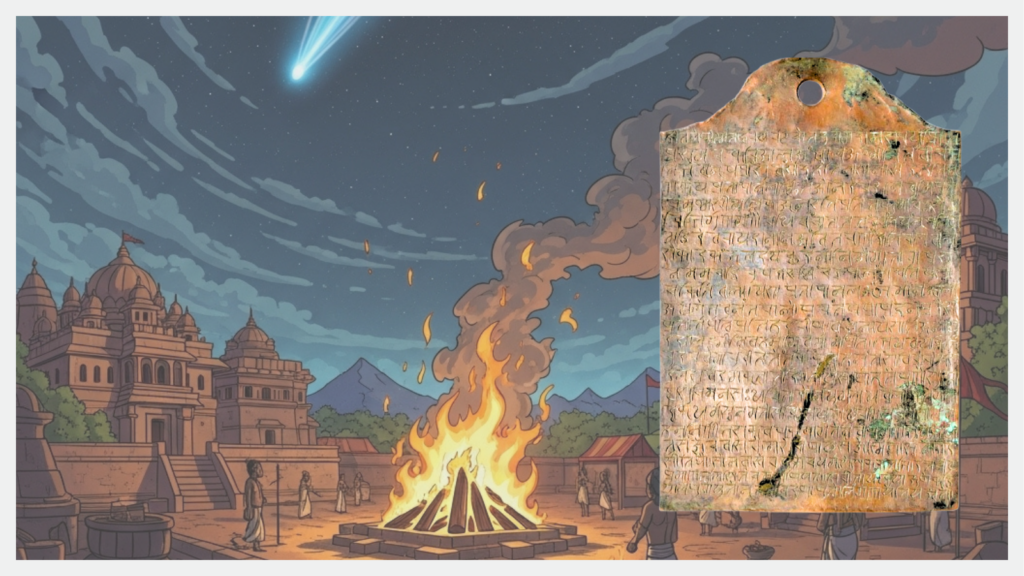 Cosmic omen in Copper: India’s earliest epigraphical reference to ...