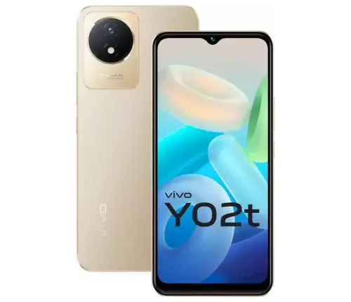 Vivo Y02t | 4 GB RAM, 64 GB ROM | Sunset Gold, Full Specifications