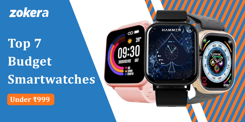 Best Smartwatches Under ₹999 in India (2025) | Top 7 Picks