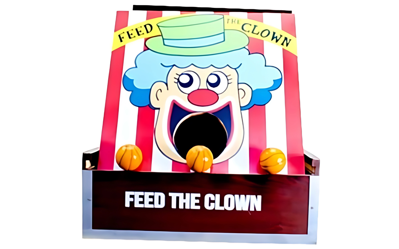 Rent Games: Feed the Clown Carnival Game @ AED 250 - Hafla UAE