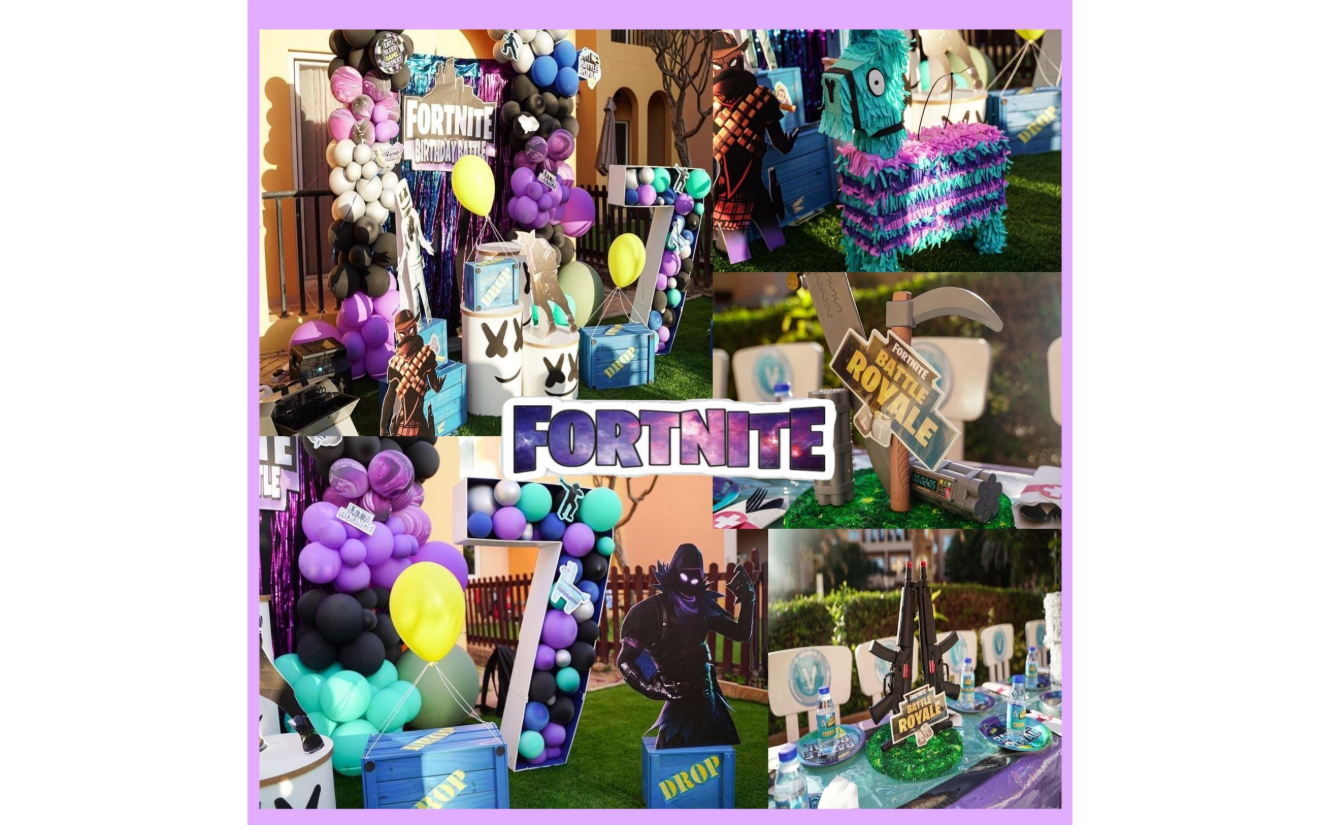 Fortnite Theme Party Package Rentals at AED 2,199 - Hafla UAE