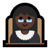👩🏿‍⚖️ Woman Judge Emoji