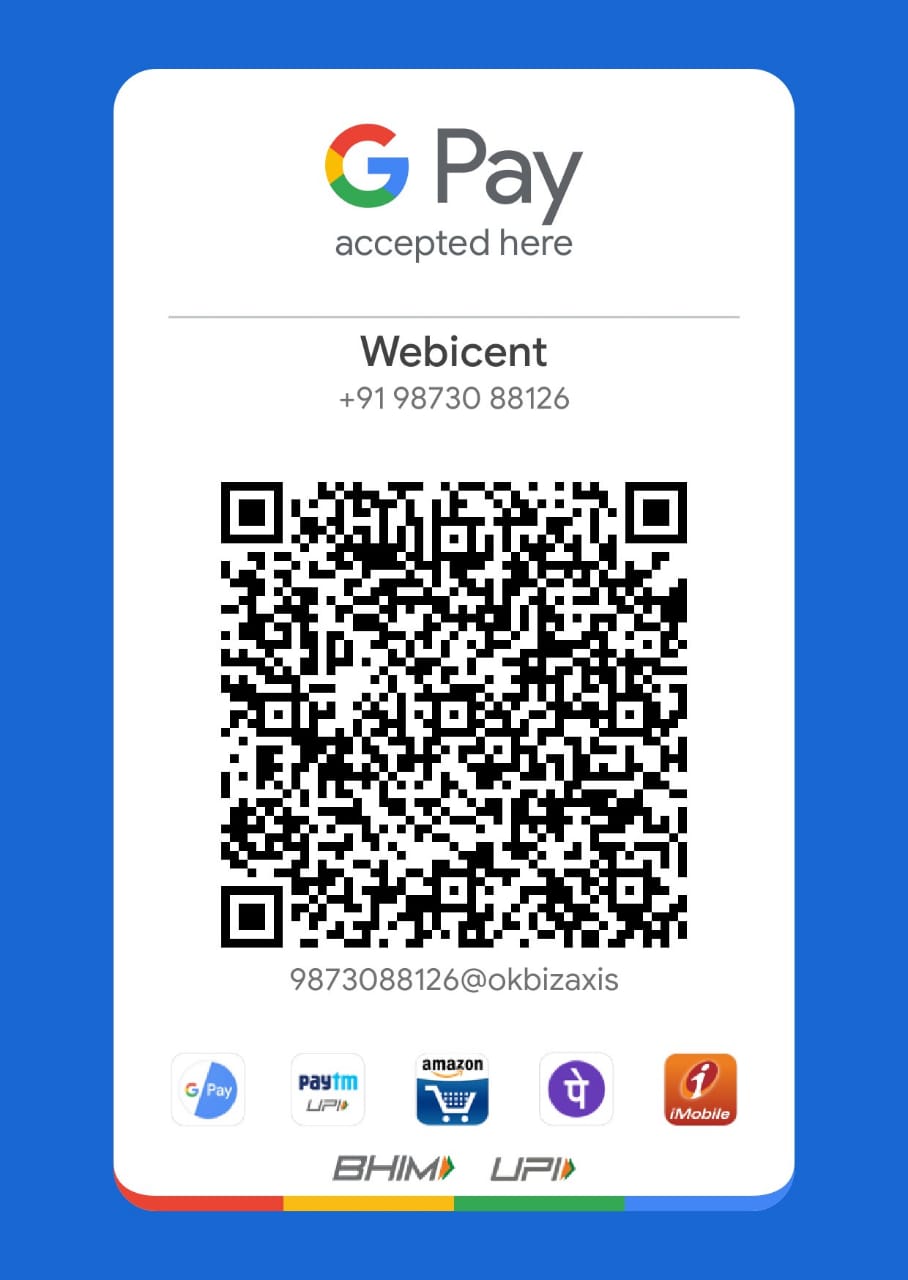 For Domestic payments you can pay via gpay also,