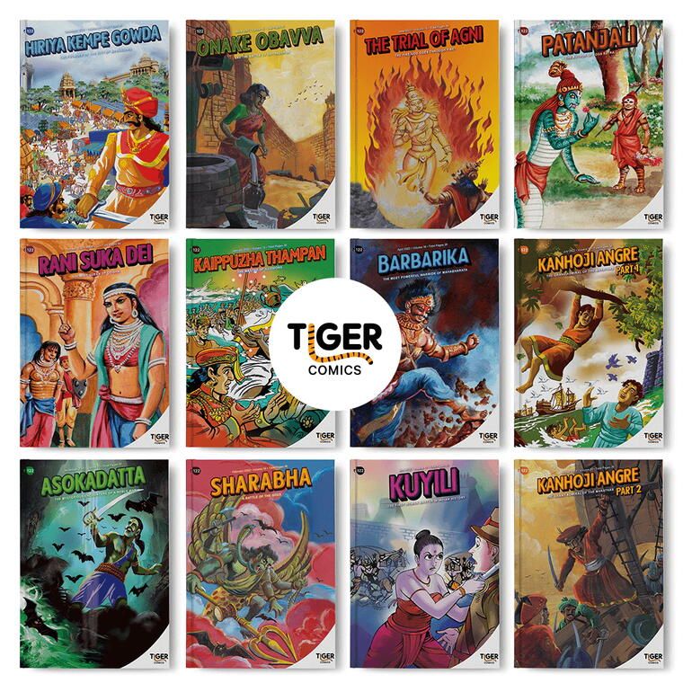 The Tiger's Odyssey: a bundle of twelve incredible comic book sagas