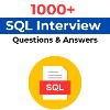 image icon of 1000 plus SQL Interview Q and A