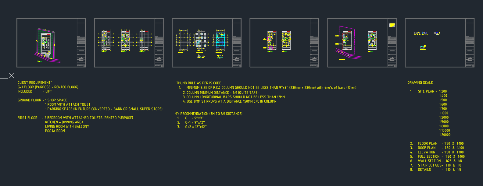 # AutoCAD file (dwg) with all Layers & Working Drawings