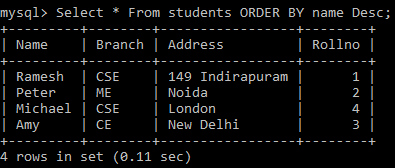mysql orderby_Python MySQL-Orderby子句-CSDN博客