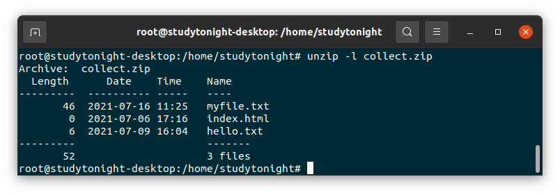 How to Unzip Files in Linux? - Studytonight