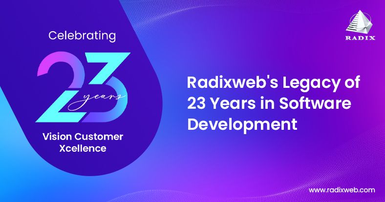 Evolution of Excellence: Radixweb's 23-Year Commitment to Software Development