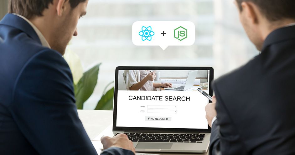 Built Recruitment Web App: React.js and Node.js for Smart Hiring