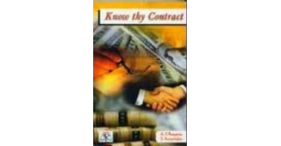Know thy contract - S. Arunachalam, A. V. Rangaraju - Thamarai ...