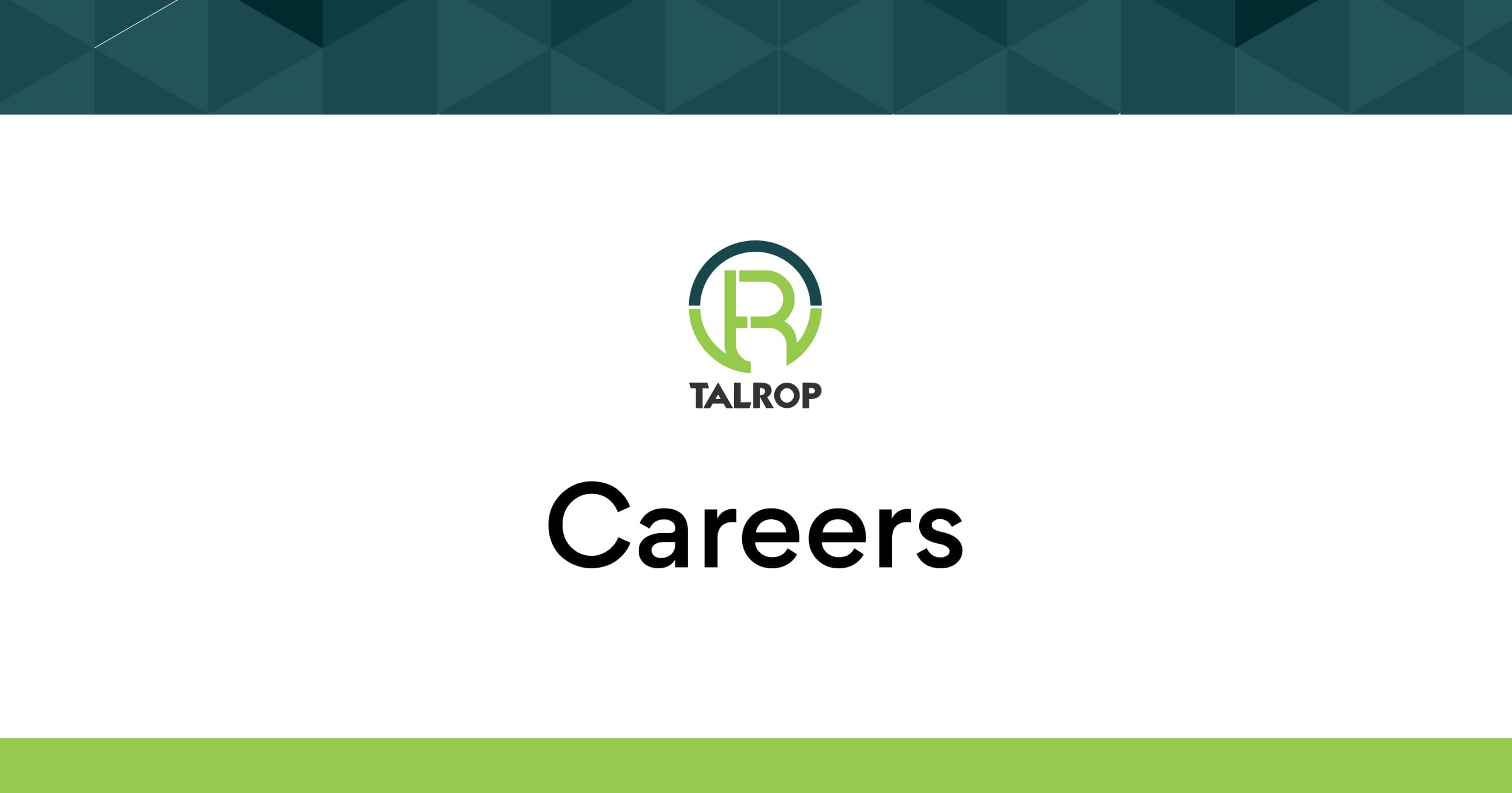 Careers | Talrop