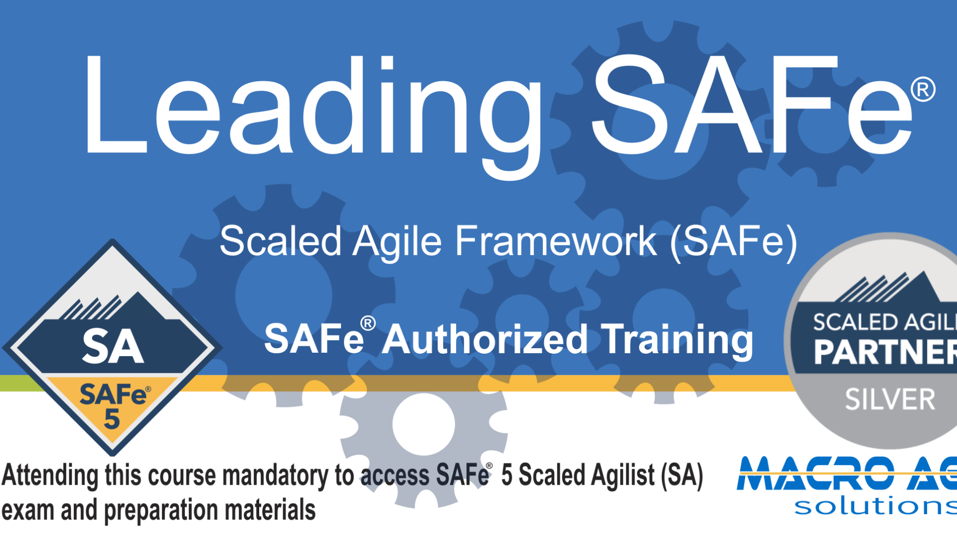 Leading SAFe® 5.0 (SA) (Scaled Agile Framework) Training- Online ...