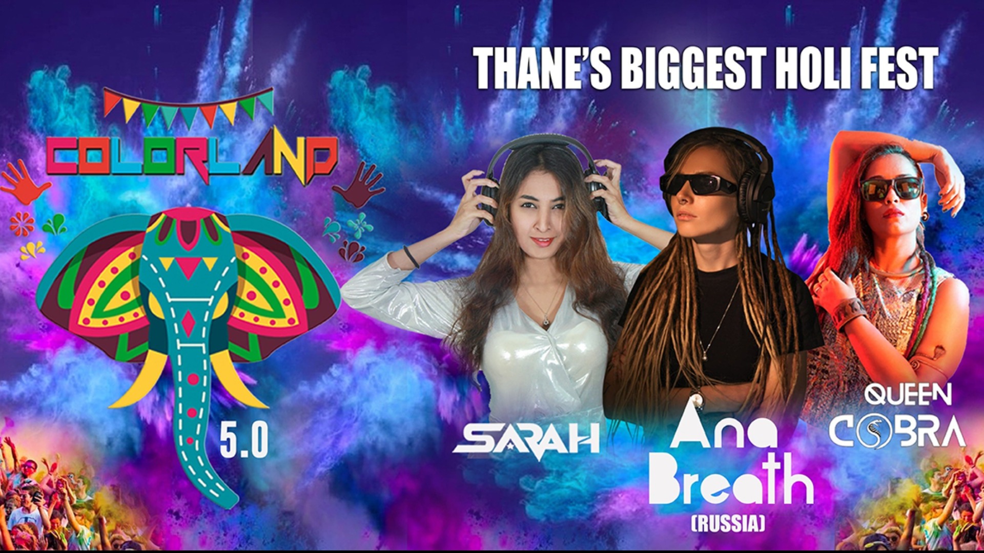 COLORLAND - Thane's Biggest Holi Festival Tickets by TEAM SRKV ...
