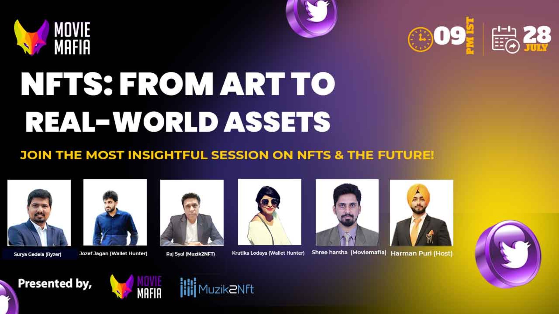 NFTs: From Art to Real-World Assets Tickets by Sathish CP, Friday, July ...