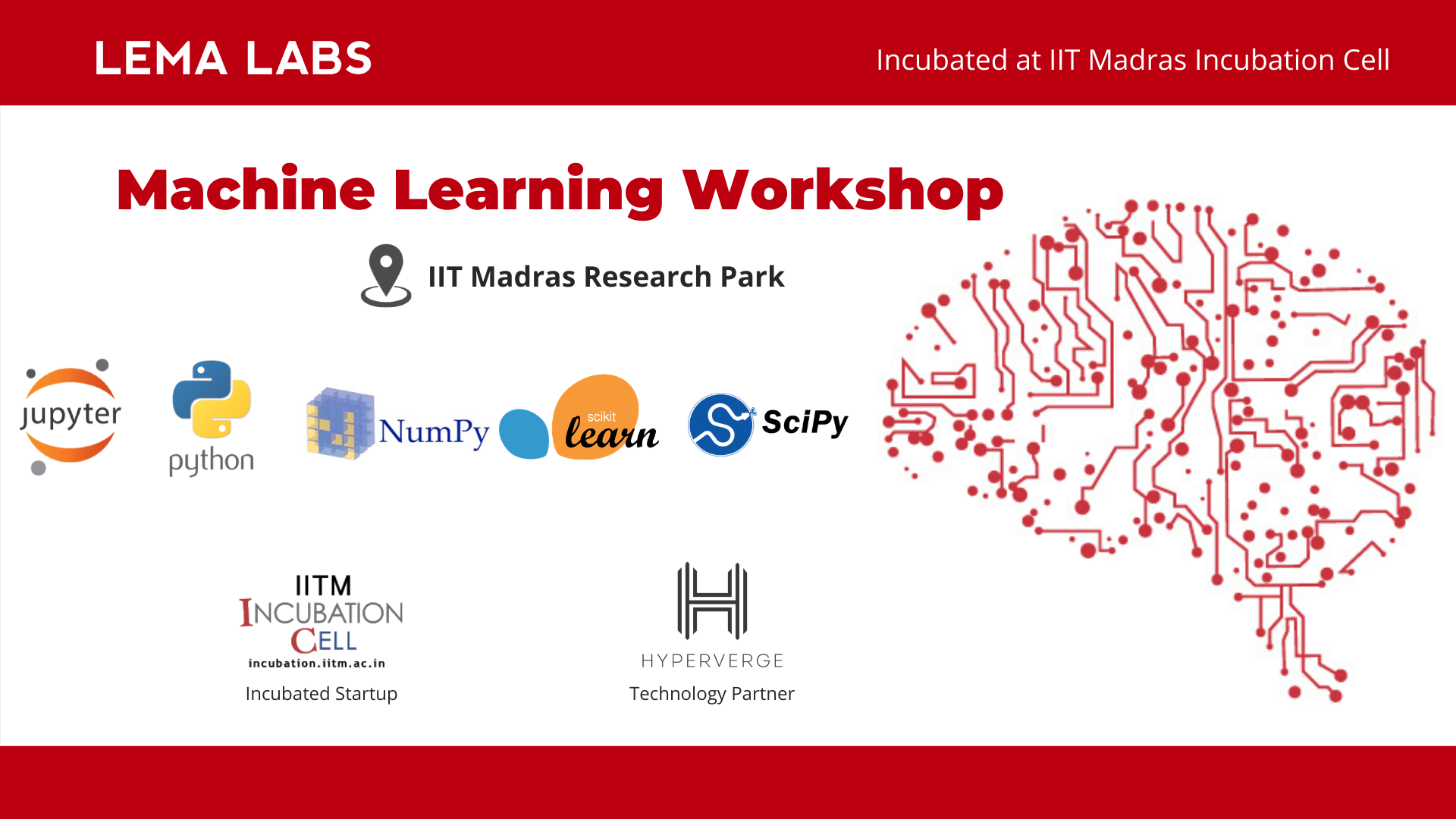 Machine Learning Workshop - Lema Labs, IIT Madras Incubation Cell ...