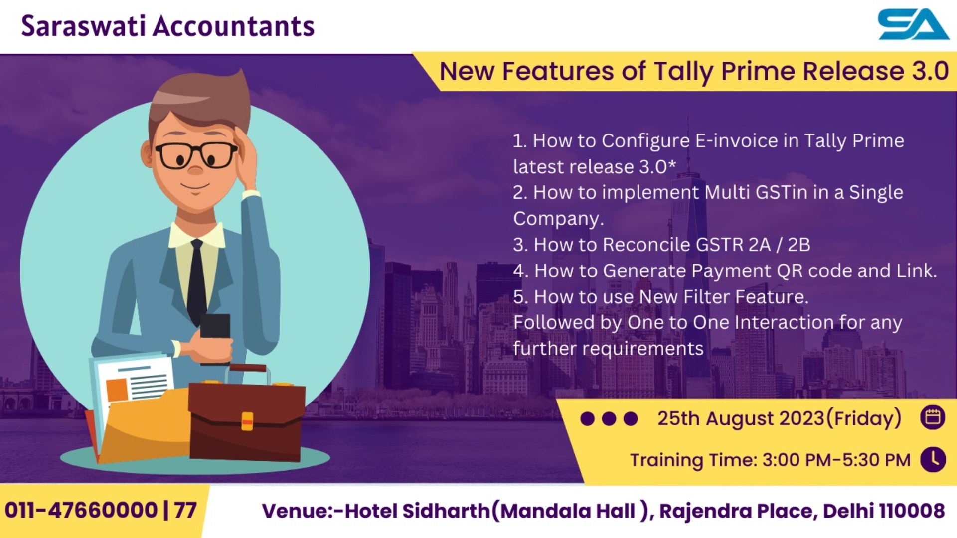 New Features Of Tally Prime Release 3 0 Tickets By Saraswati