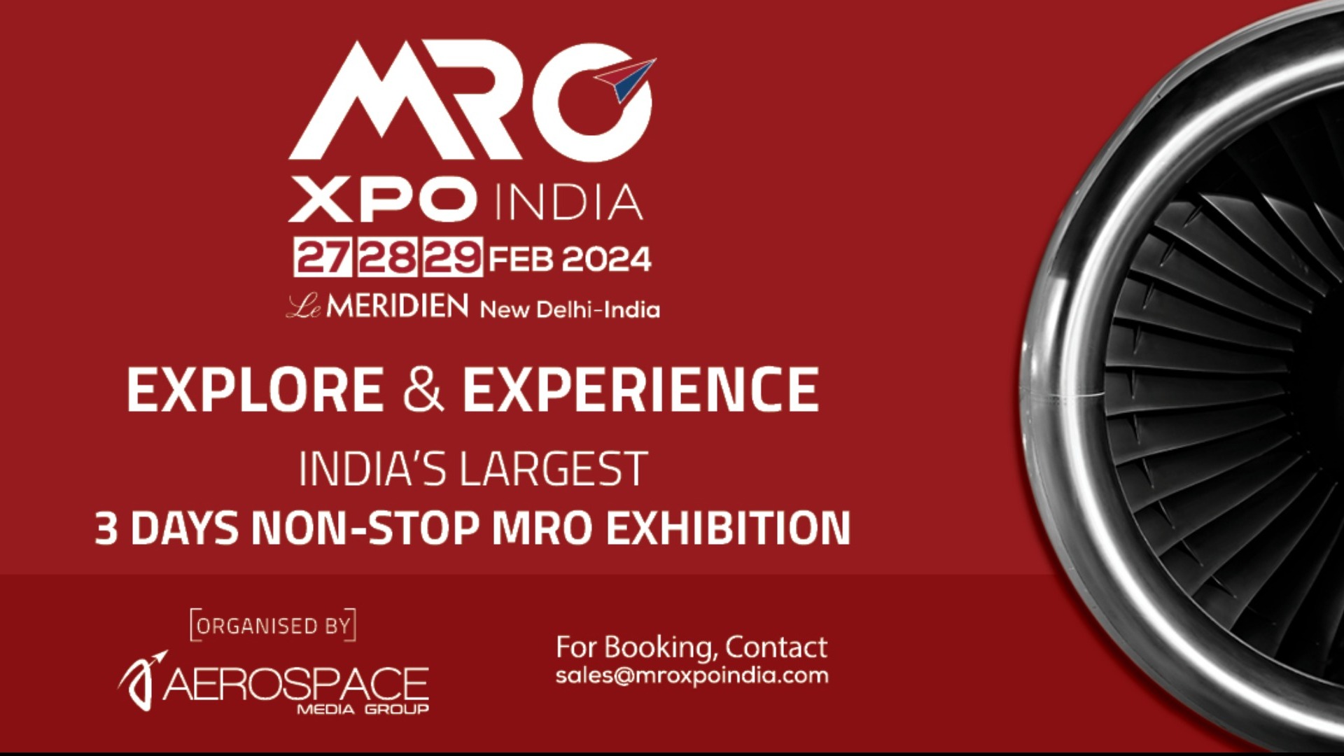 MRO XPO INDIA Tickets by Aerospace Media Group, Tuesday, February 27 ...