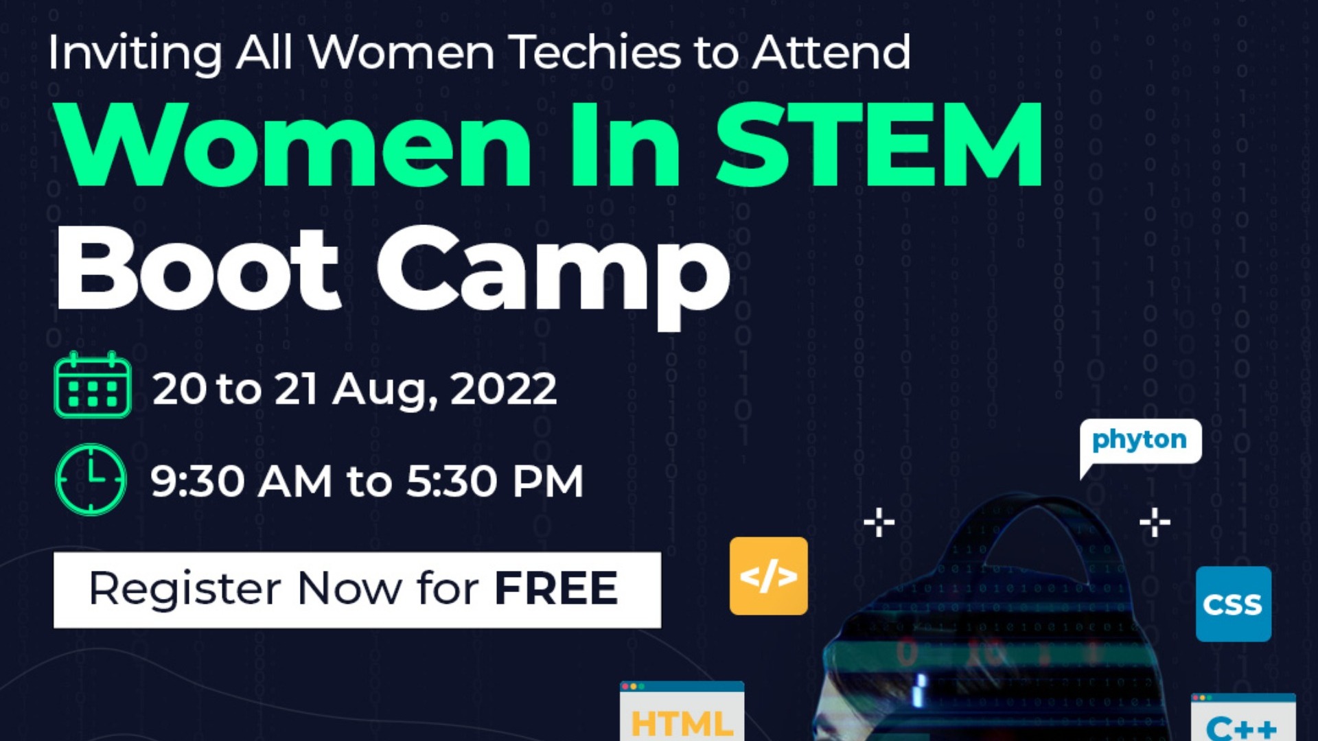 Women in Stem Boot Camp Tickets by Imarticus Learning, Saturday, August 20, 2022, Online Event