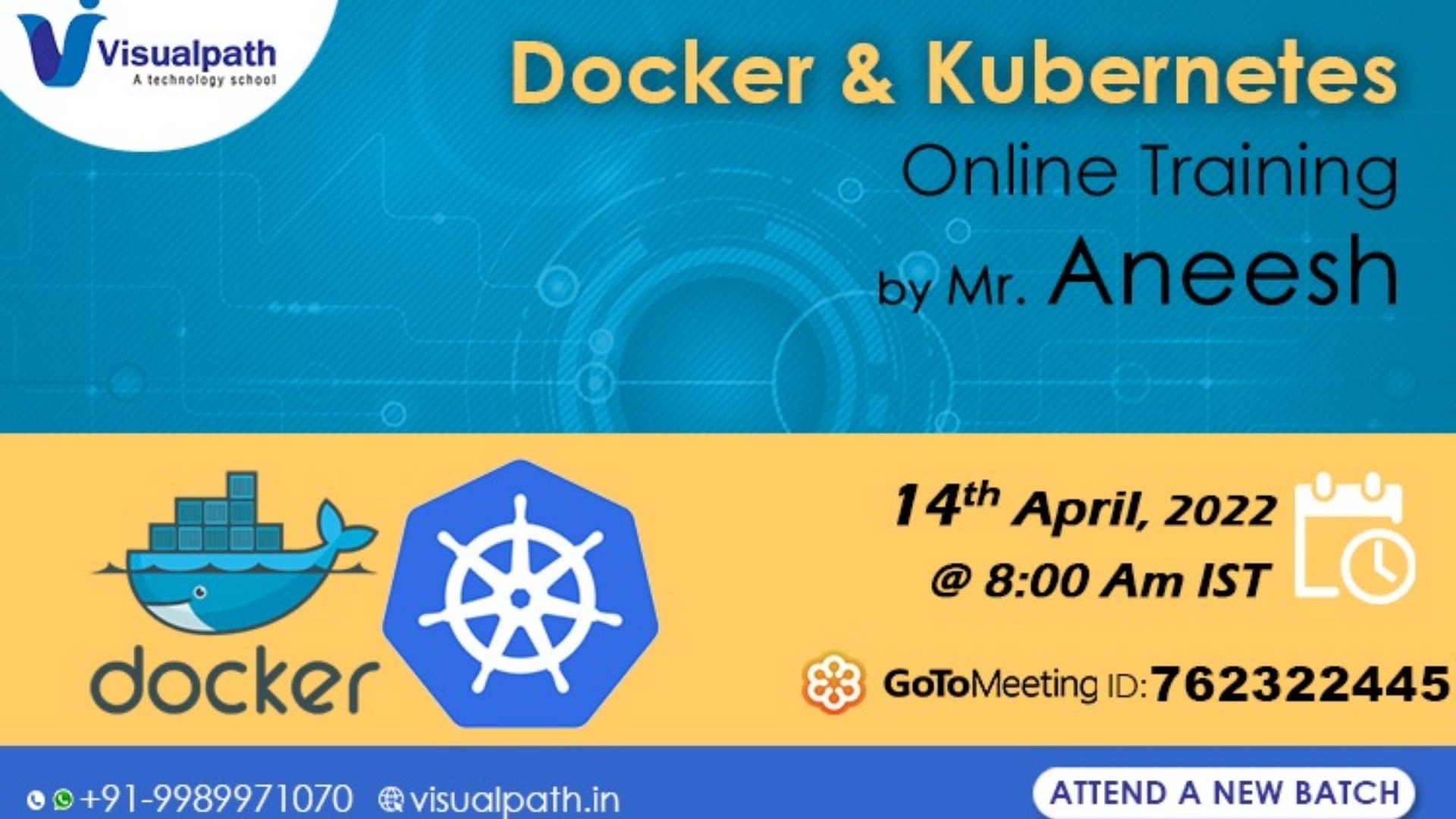 Docker And Kubernetes Online Training Tickets By Visualpath Thursday April 14 2022 Online Event