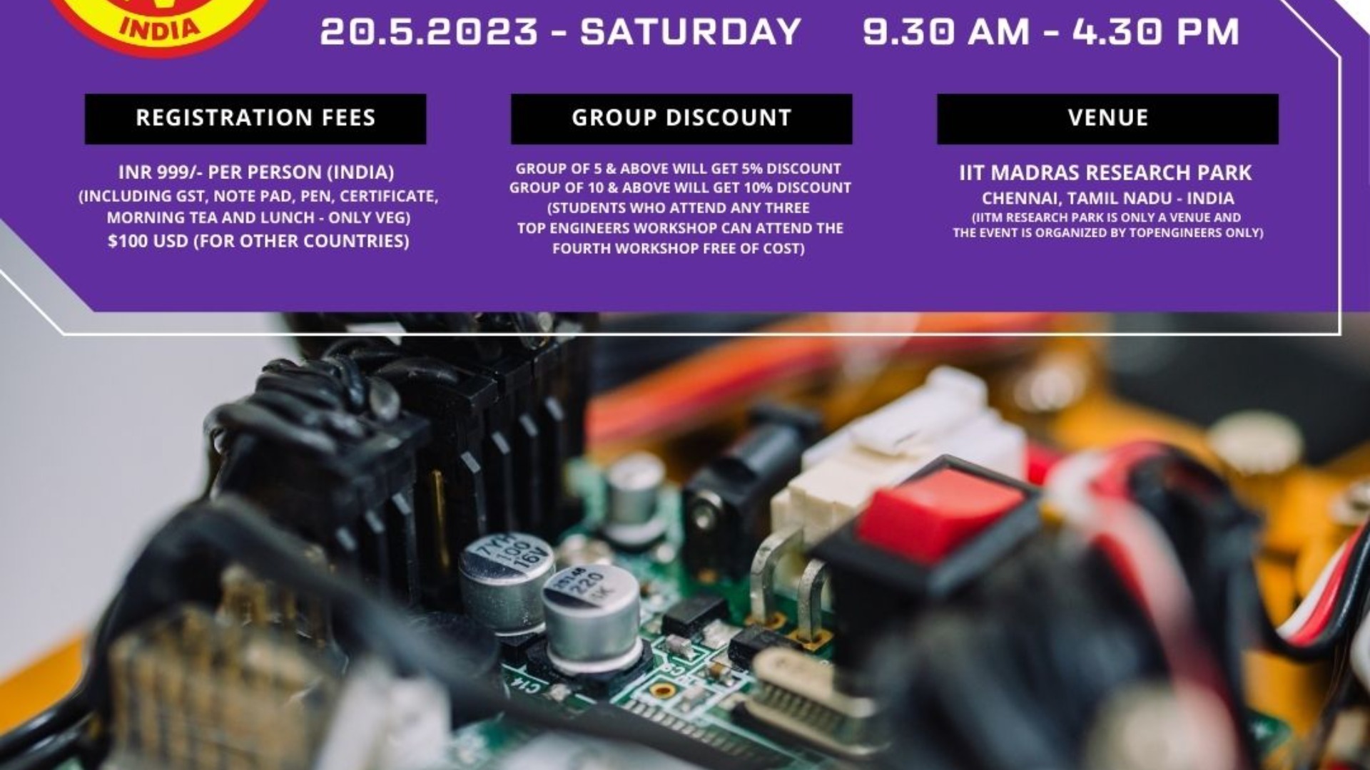 EMBEDDED SYSTEM DESIGN WORKSHOP Tickets by Top Engineers, Saturday, May ... EMBEDDED SYSTEM DESIGN WORKSHOP Tickets by Top Engineers, Saturday, May ...