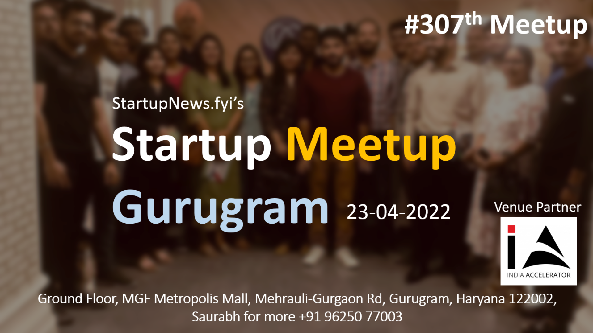 Startup Meetup @ Gurgaon Tickets by StartupNews.fyi, Saturday, April 23 ...