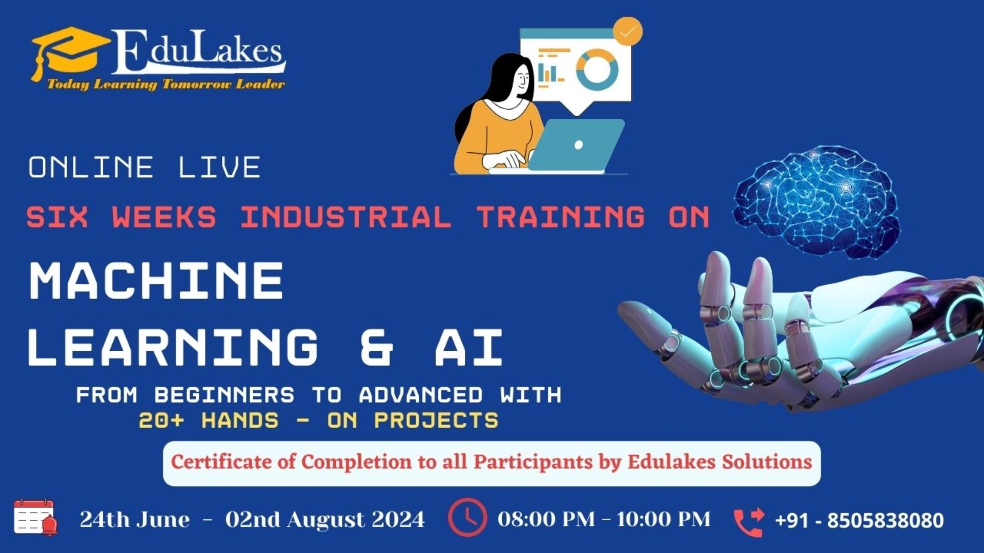 Live Online Industrial Training / FDP on Machine Learning and Artificial Intelligence Tickets by ...