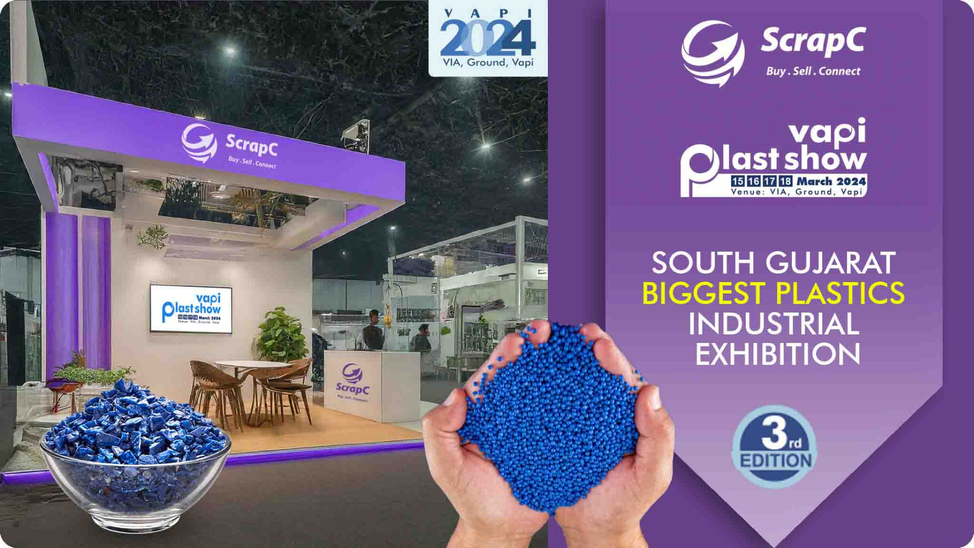 Vapi Plast Show 2024 Tickets by ScrapC Marketplace, Friday, March 15, 2024, Vapi Event