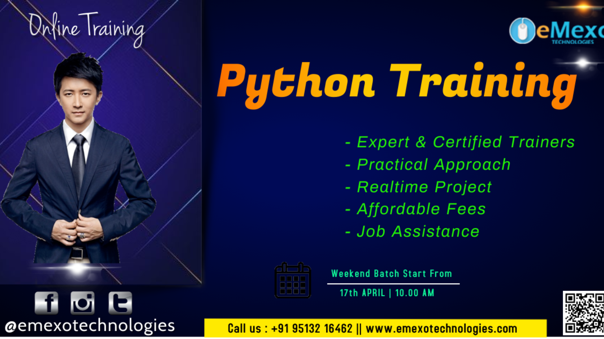 Python Training in Electronic city Bangalore Tickets by eMexo Technologies, Bengaluru Event