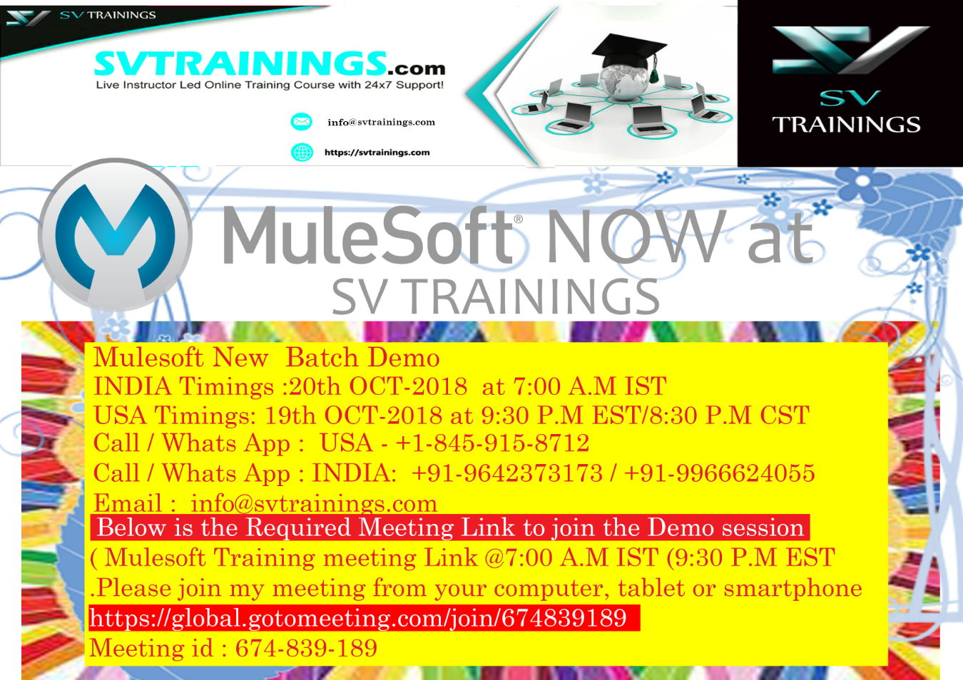 Mulesoft Online Training with Live Project - SV Trainings Tickets by ...