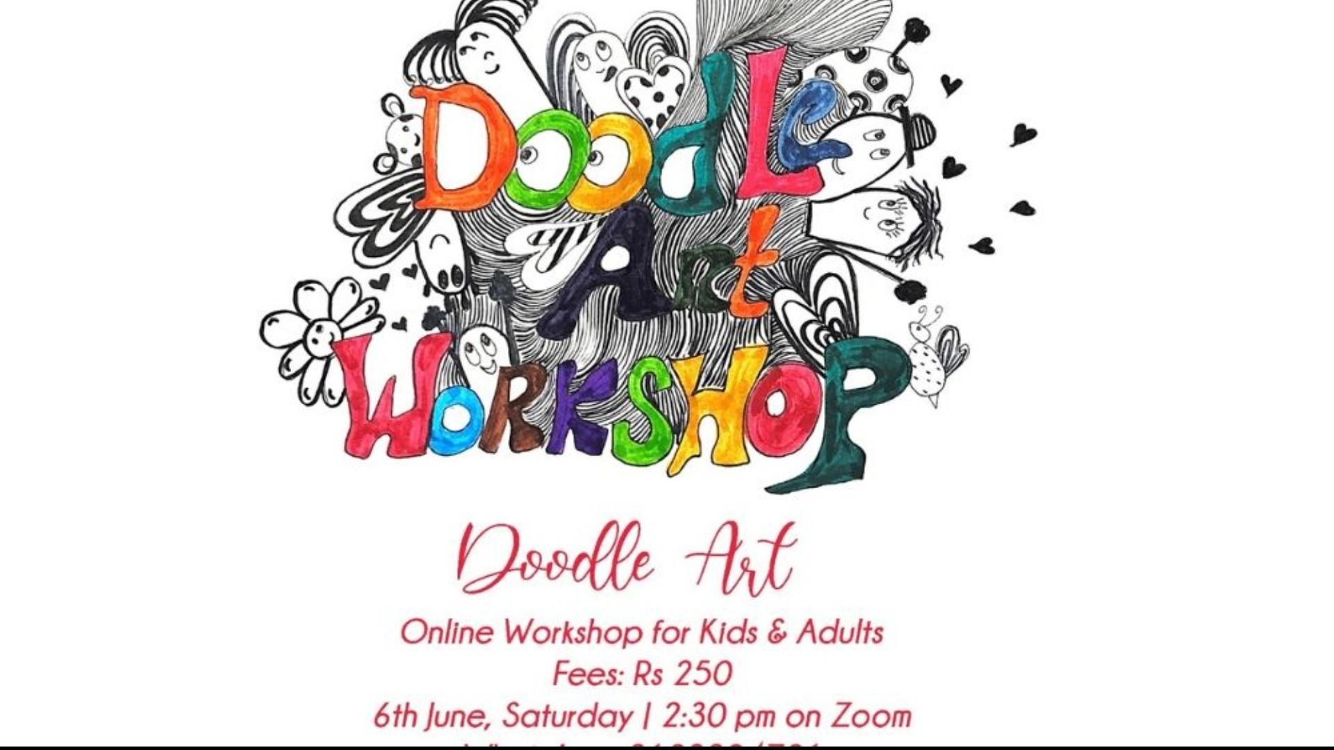 Online Doodle Art Workshop by Daminih Verma Tickets by Skilltivate ...