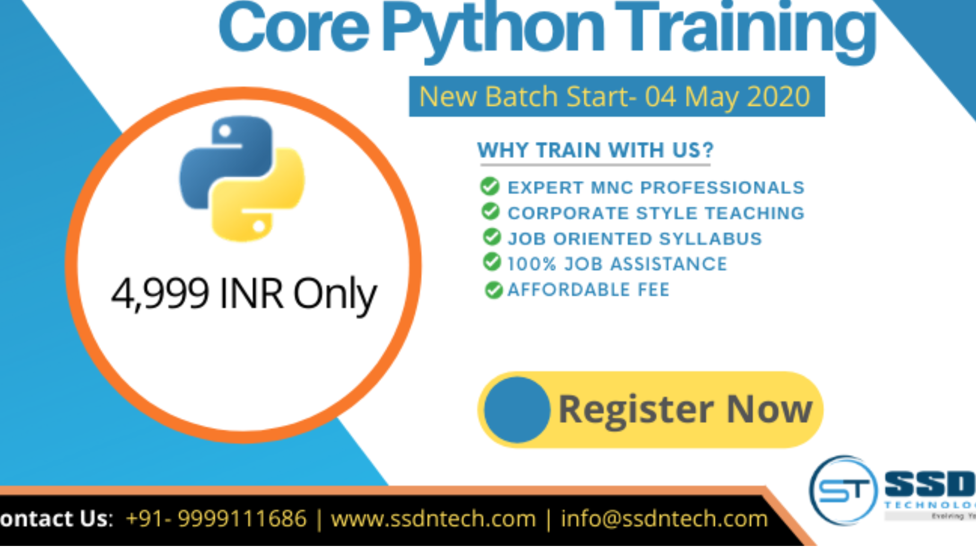 Core Python Training only 4,999 INR Tickets by Manjeet Singh, Monday ...