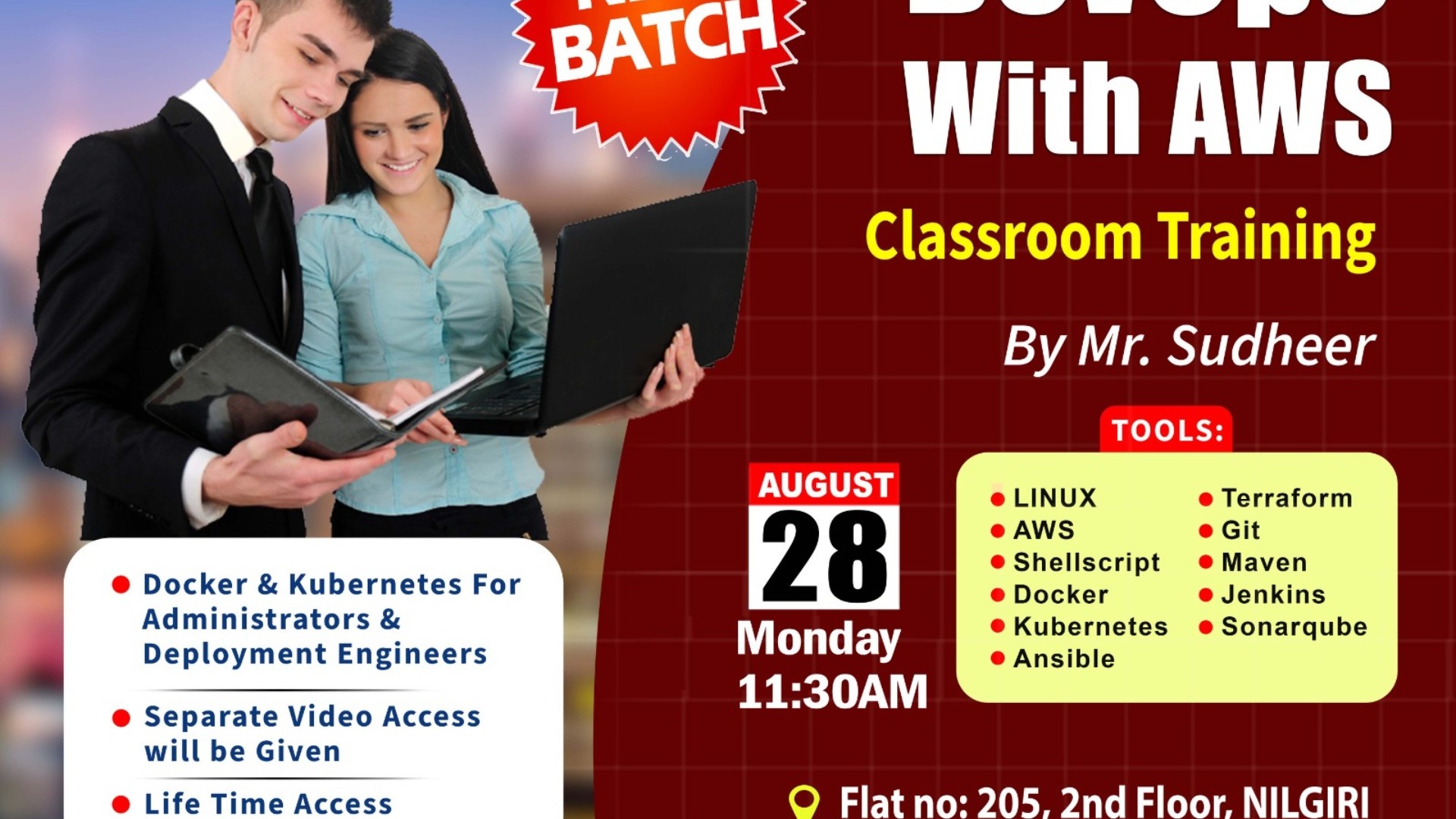 Aws devops class room training new batch at ameerpet hyderabad on 28 th august 11.30 am Tickets ...