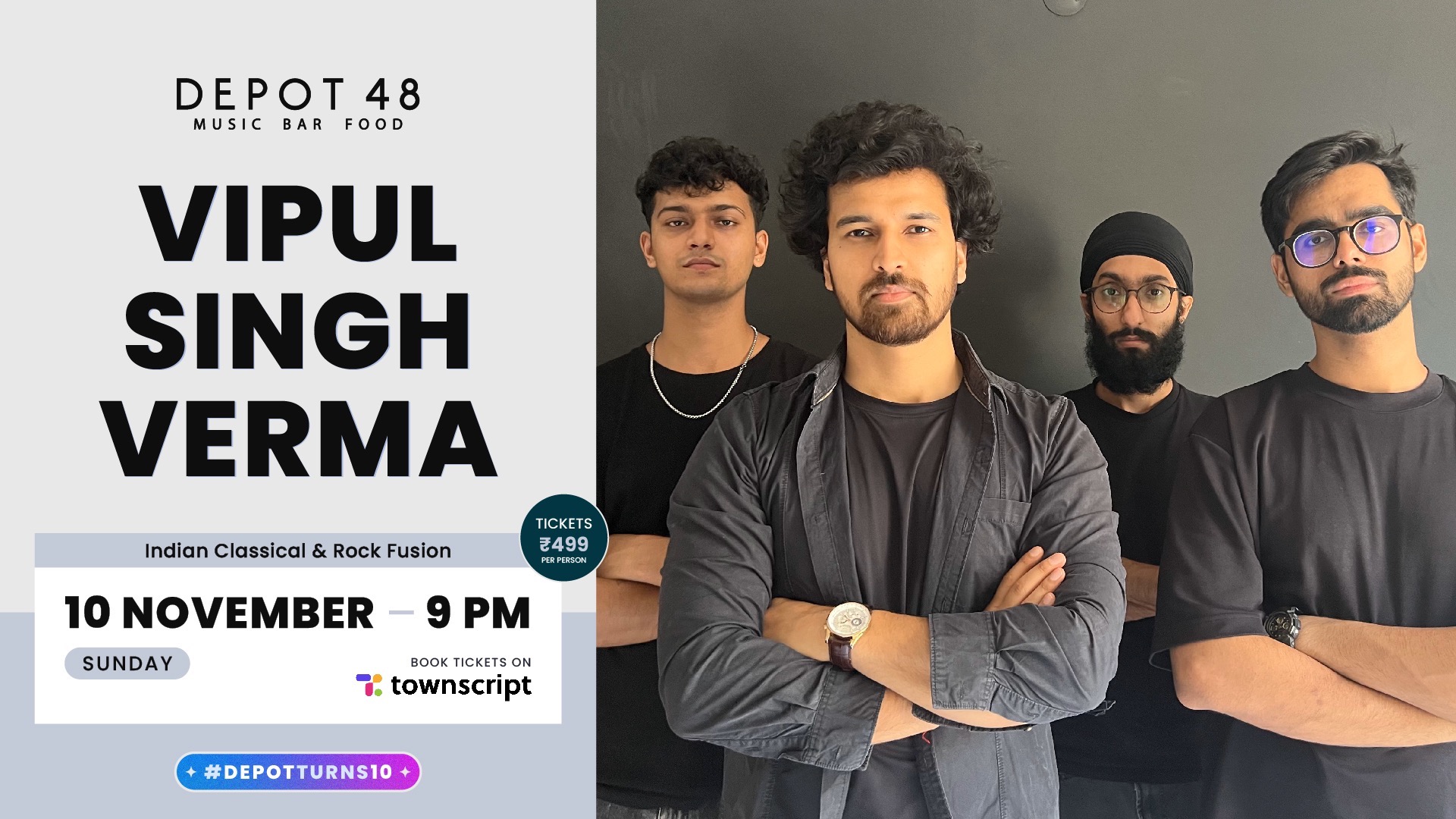 Vipul Singh Verma Tickets by Depot48, Sunday, November 10, 2024, New Delhi Event