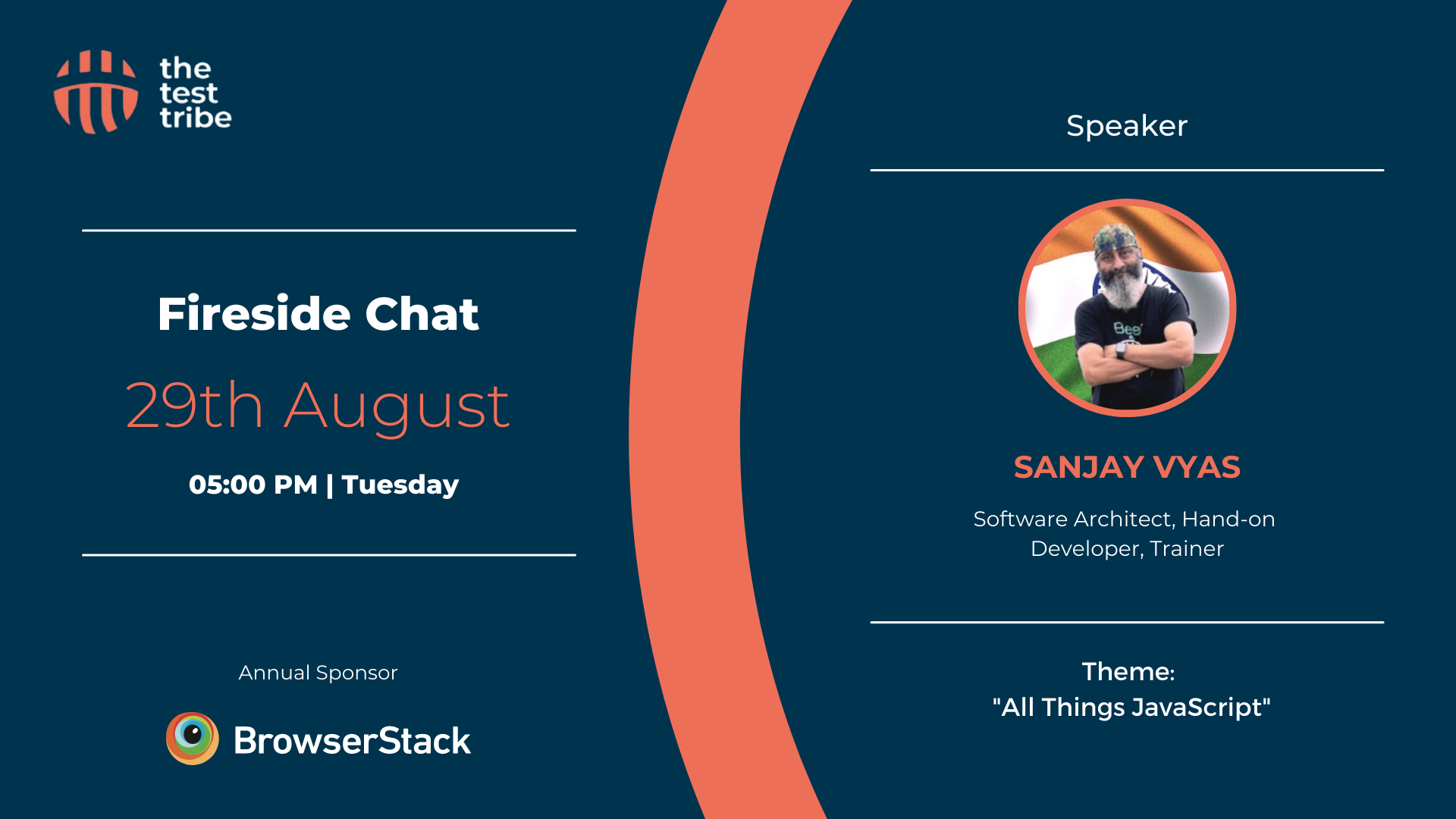Fireside chat with Sanjay Vyas Tickets by The Test Tribe, Tuesday ... Fireside chat with Sanjay Vyas Tickets by The Test Tribe, Tuesday ...