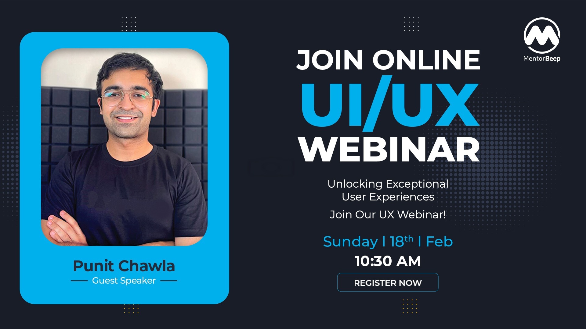 UX UI Webinar Tickets by Mentorbeep, Sunday, February 18, 2024, Online Event