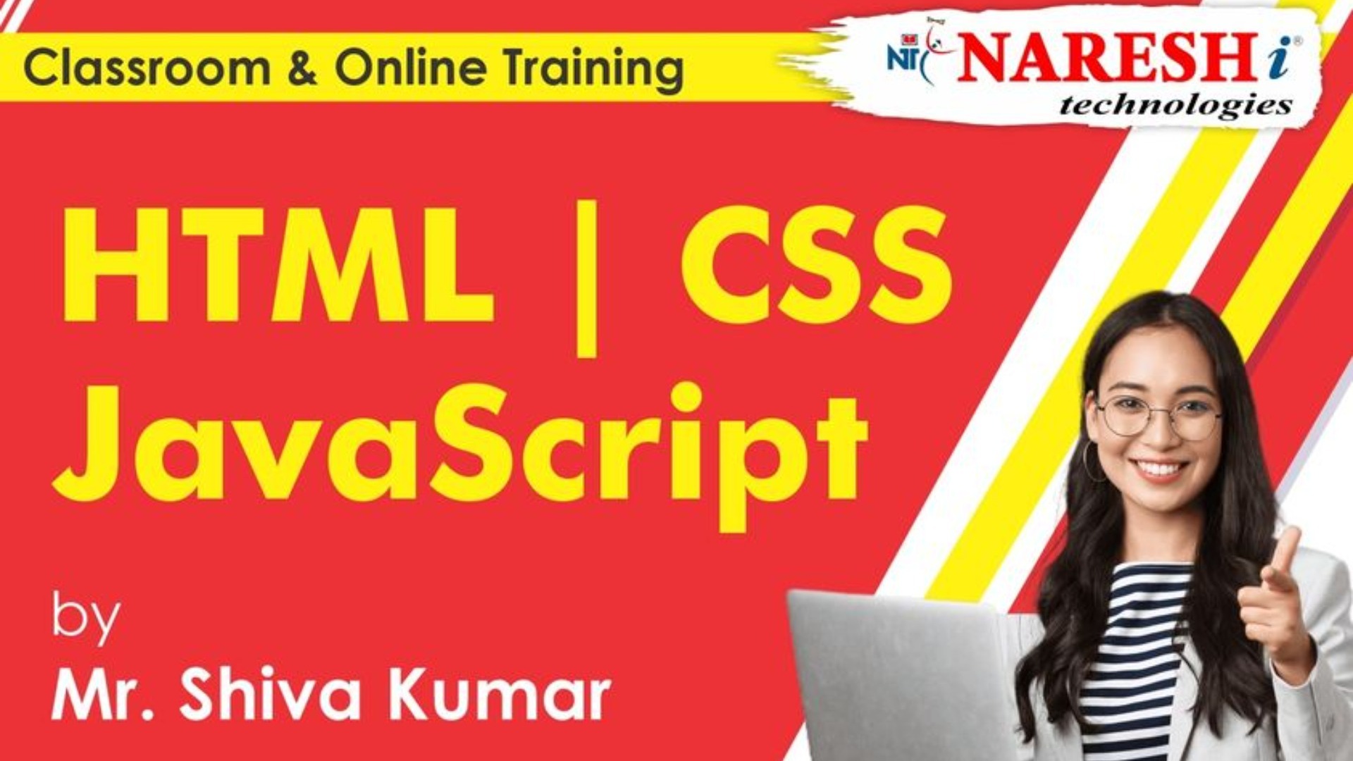 Free Demo on Html CSS JavaScript Training by Mr.Shiva Kumar . NareshIT ...