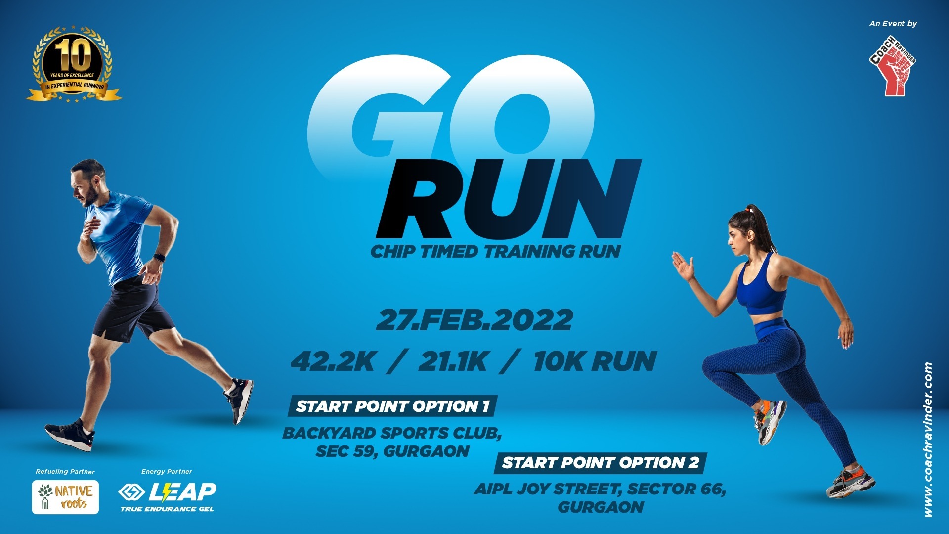 Go Run Tickets By Coach Ravinder Friday February 18 2022 Gurugram Event