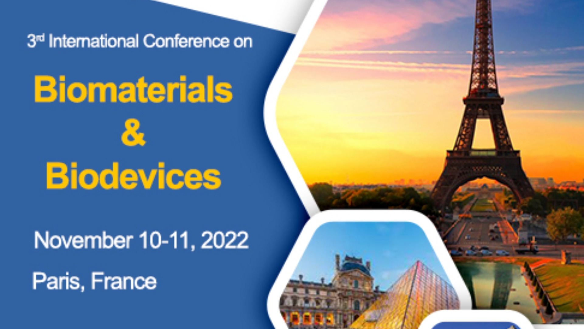 3rd International Conference On Biomaterials & Biodevices Tickets by ...